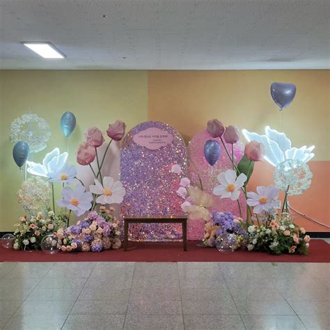 자이언트플라워 플로라이레 실크플라워 인천자이언트플라워 파티장식 웨딩포토존 스몰웨딩 셀프웨딩 꽃모닝 ️ 교회 끝나고 작업실로 내가 좋아하는 꼬마