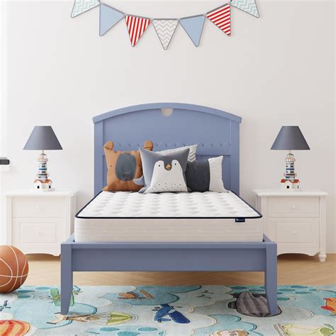 Avenco 6 Inch Twin Mattress Foam And Spring Hybrid Mattress In A Box