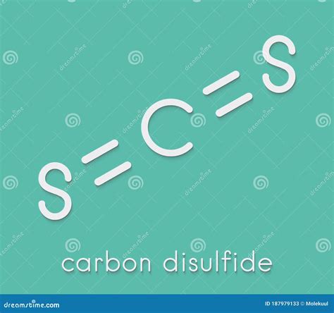 Carbon Disulfide Cs2 Molecule Liquid Used For Fumigation And As Insecticide Skeletal Formula Carbon Disulfide Cs2 Molecule Liquid Used For Fumigation And As Insecticide Skeletal Formula