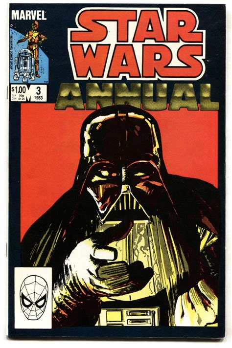 Star Wars Annual 3 Darth Vader Cover Marvel 1983 Vf Nm 1983 Comic