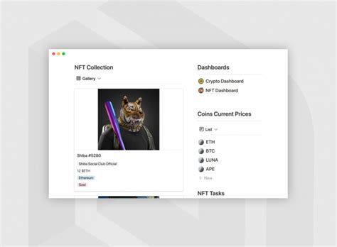 15 Best Notion Crypto Templates 2023 Track Crypto And Nft Investments