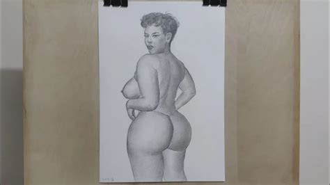 Nude Pencil Pen Art YTboob