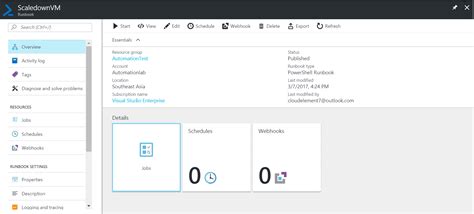 Scheduled Azure VM Vertical Scale Up ENFRASYS