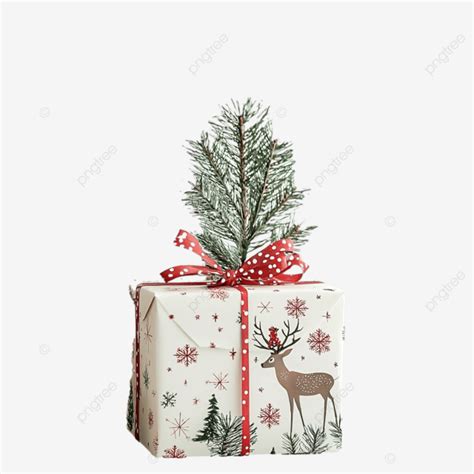 소나무와 순록이 있는 축제 선물 상자 선물 상자 소나무 순록 Png 일러스트 및 이미지 에 대한 무료 다운로드 Pngtree