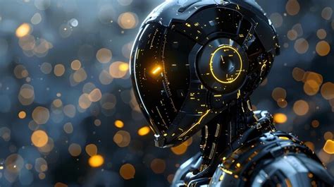 Robotic Alchemist Transforms Digital Data Into Cryptocurrency Premium Ai Generated Image