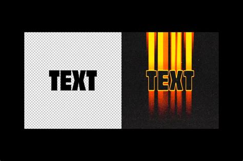 Flame Fading Text Effect Layer Styles Including Flame And Text Envato