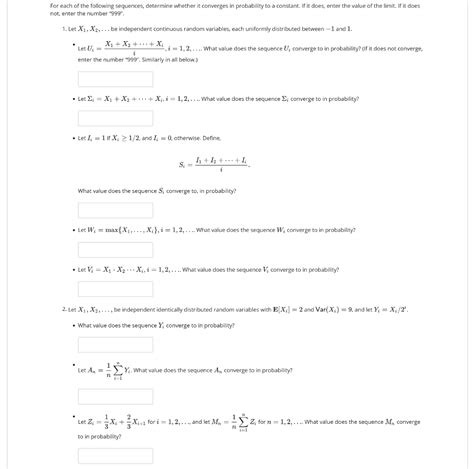 Solved For Each Of The Following Sequences Determine