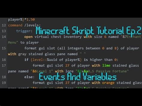 Skript Tutorial YouTube