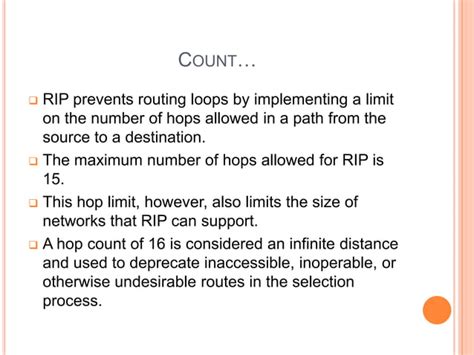 Routing Information Protocol Pptx Computer Networking Computing