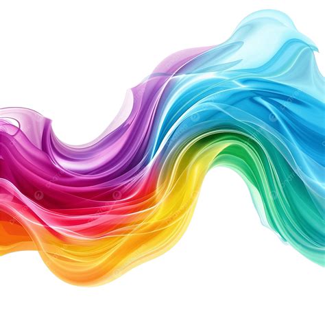 Colorful Wave Abstract Rainbow Wave Rainbow Color Abstract Png