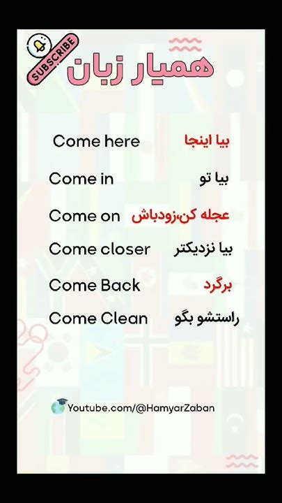 کلمات پرکاربرد در زبان انگلیسی Youtube