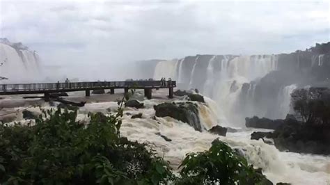 Cataratas Do IguaÇu Passarela Para A Garganta Do Diabo Youtube
