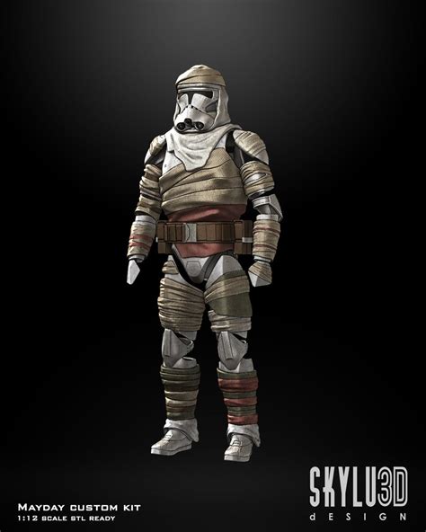 Clone Commander Mayday Kit Star Wars 3d Prints Etsy