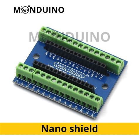Shield Controller Terminal Adapter Expansion Arduino Nano Monduino