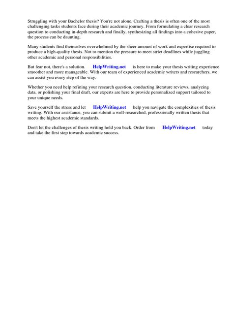 Bachelor Thesis Hfwu Pdf Thesis Tourism