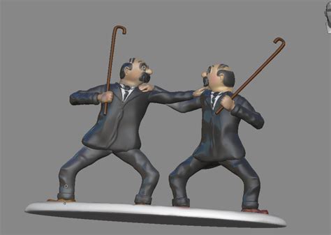 Stl File Dupond Et Dupont Thomson And Thompson 🌆 ・3d Printing Idea To Download・cults