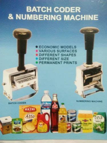 Batch Coding Machine At Unit K M Street Kanpur ID