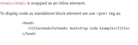 How To Display Code With Bootstrap GeeksforGeeks