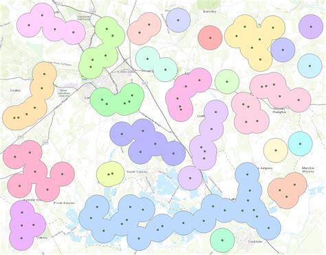 Arcgis Pro Cluster Polygons That Do Not Overlap Geographic Information Systems Stack Exchange