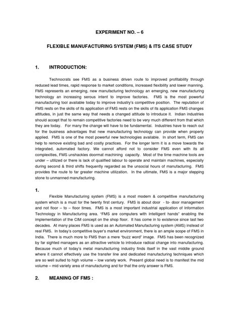 Experiment No 6 Pdf Automation Machines