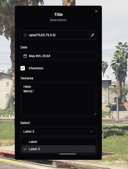 Free Standalone Monolith Menu Fivem Releases Cfxre Community