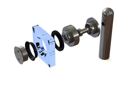 Крепление для стеклянных перегородок