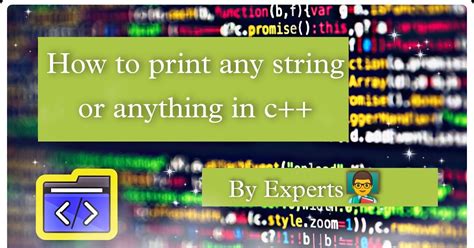 How To Print Any String Or Anything In C