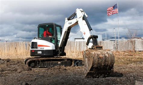 Bobcat Excavator E45 Mini Excavator Rental