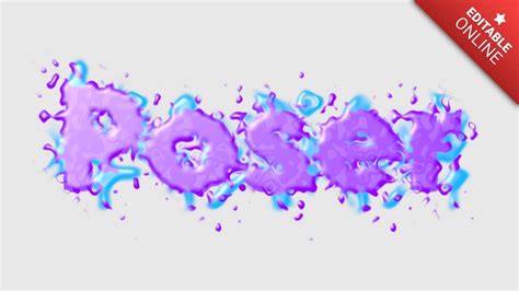 Poser Text Effect Generator