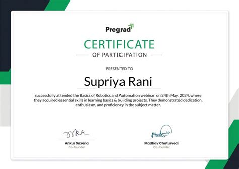 Completed A Webinar On Robotics And Automation Supriya Rani Posted On The Topic Linkedin