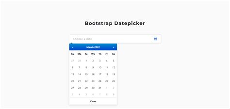 How To Design Bootstrap Datepicker In 3 Simple Steps B T D