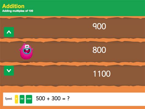addition over 100 adding multiples of 100 interactive game ks2