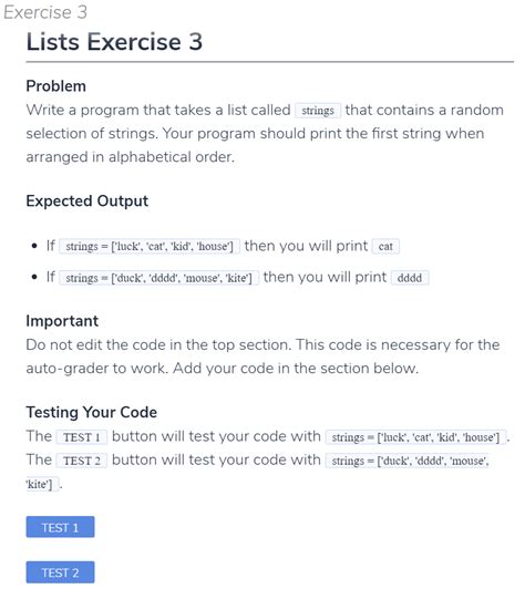 Solved Exercise Lists Exercise Problem Write A Program Chegg