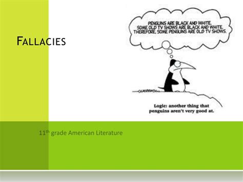 PPT Fallacies PowerPoint Presentation Free Download ID 1105278