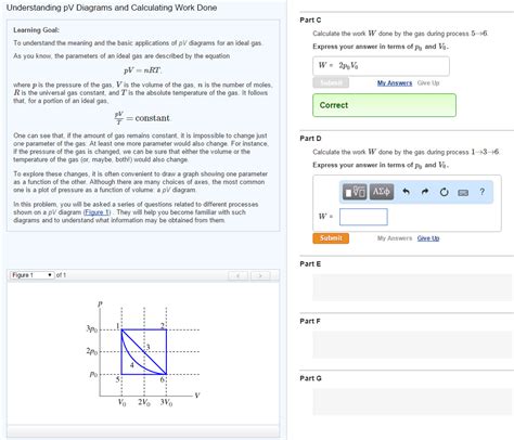 Solved Understanding PV Diagrams And Calculating Work Done Chegg Com