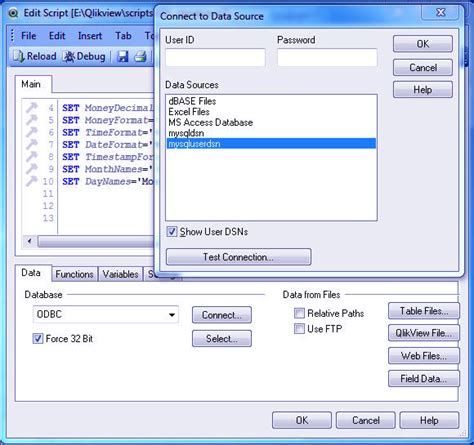 Loading Data From Database In Qlikview Simple Steps To Load Data