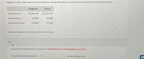Solved Digger Inc Sells A High Speed Retrieval System For