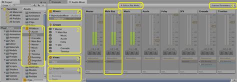 Unity Manual An Overview Of The Concepts And Audiomixer