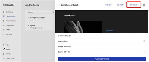 How To Embed Website Analyzer Widget On Instapage Ada Bundle Support