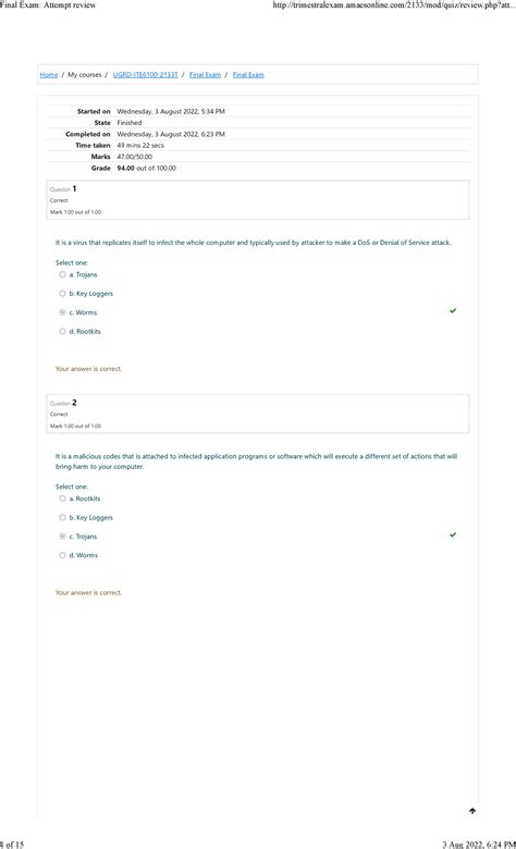 Intro Computing Final Exam Attempt Review Homemy Courses Ugrd