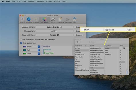 Change The Default Font In The Mac S Mail Program