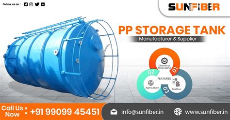 Pp Storage Tank Supplier Sunfiber
