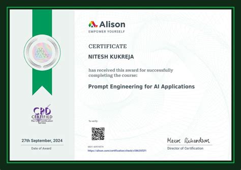 Completed Prompt Engineering For Ai Applications Nitesh Kukreja Posted On The Topic Linkedin