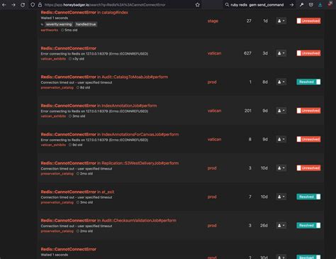Try To Reduce Sidekiqredis Connection Attempt Timeouts · Issue 2244