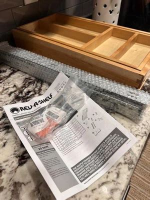 Rev A Shelf 4wtcd 18hsc 1 15 Inch Wide 2 Tiered Kitchen Utensil Cutlery Pullout Drawer Tray