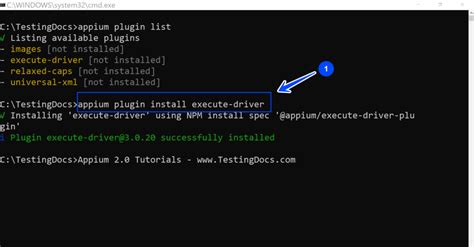Appium 20 Plugins Testingdocs