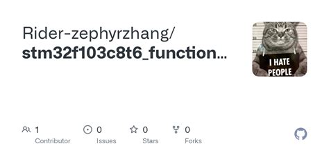 Github Rider Zephyrzhang Stm F C T Function Library