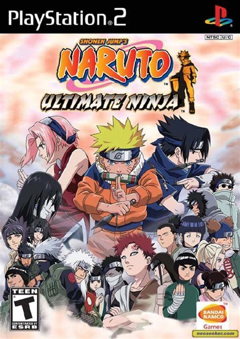 Naruto Ultimate Ninja Ps2 Front Cover