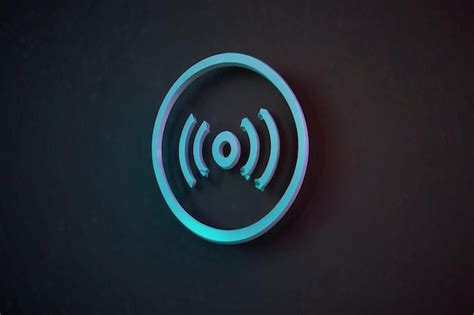 Wifi Signal Connection And Network Symbol 3d Vector Icon Cartoon Minimal Style Premium Ai