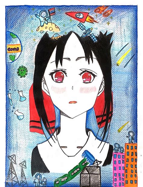 ผลงานการประกวดวาดภาพวันวิทยาศาสตร์แห่งชาติ ในหัวข้อ วิทยาศาสตร์วิถีใหม่ New Normal กลุ่ม